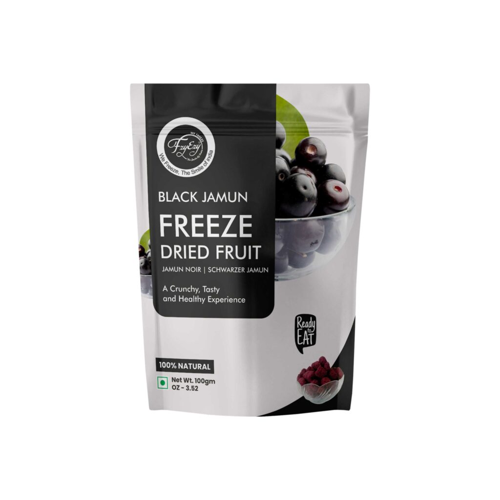 Buy Freeze-Dried Black Jamun Chunks – 100% Natural, Healthy, Crunchy Snacks